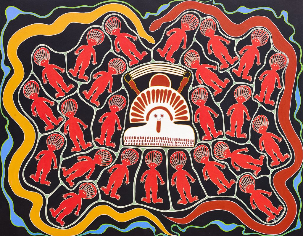 Jack Macale Loodgengardinge – Bunuba Map | Aboriginal Exhibitions Gallery